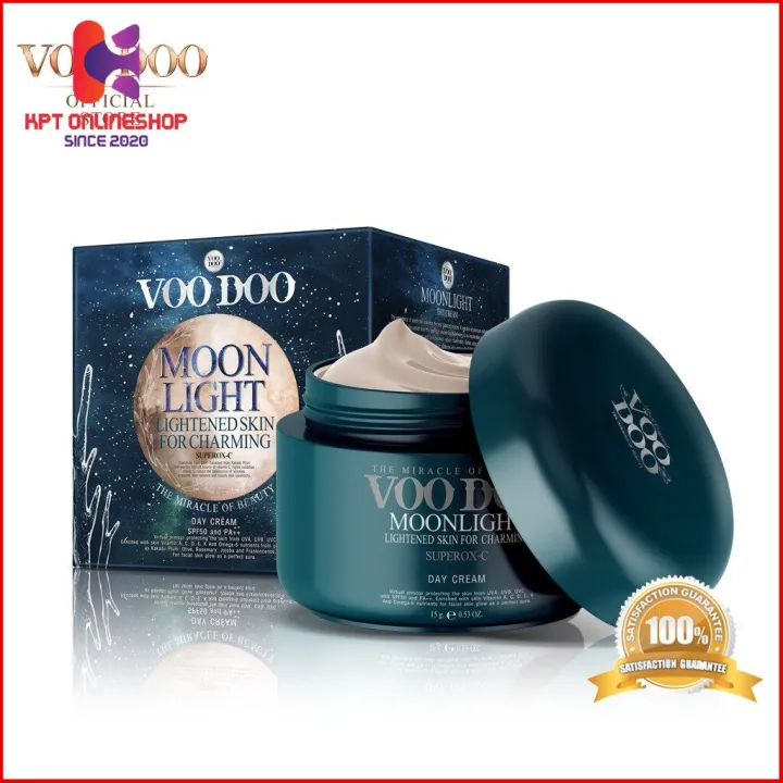 ที่สุดของมันต้องมี VOODOO MOONL HT DAY CREAM 50/ + ครีมบำรุงผิวหน้าสำหรับกลางวัน ปกป้องผิวจากแสง ...