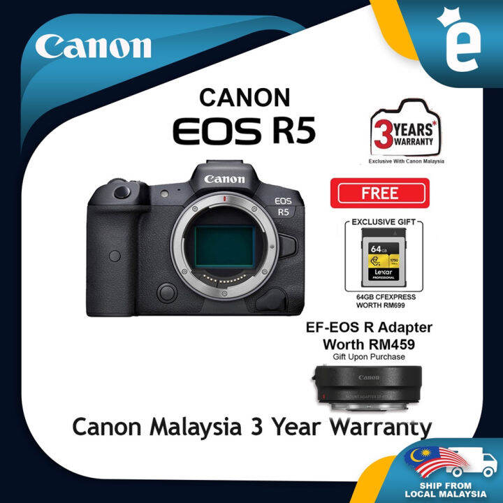 Canon EOS R5 Full-frame Mirrorless Digital Camera | Lazada