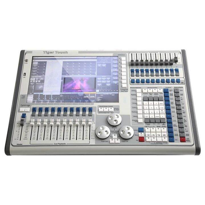 Tiger console tutorial light show touch Tiger Touch simulator WYSIWYG ...