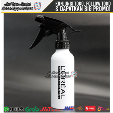 Botol semprot spray perlengkapan barbershop dan salon material ...