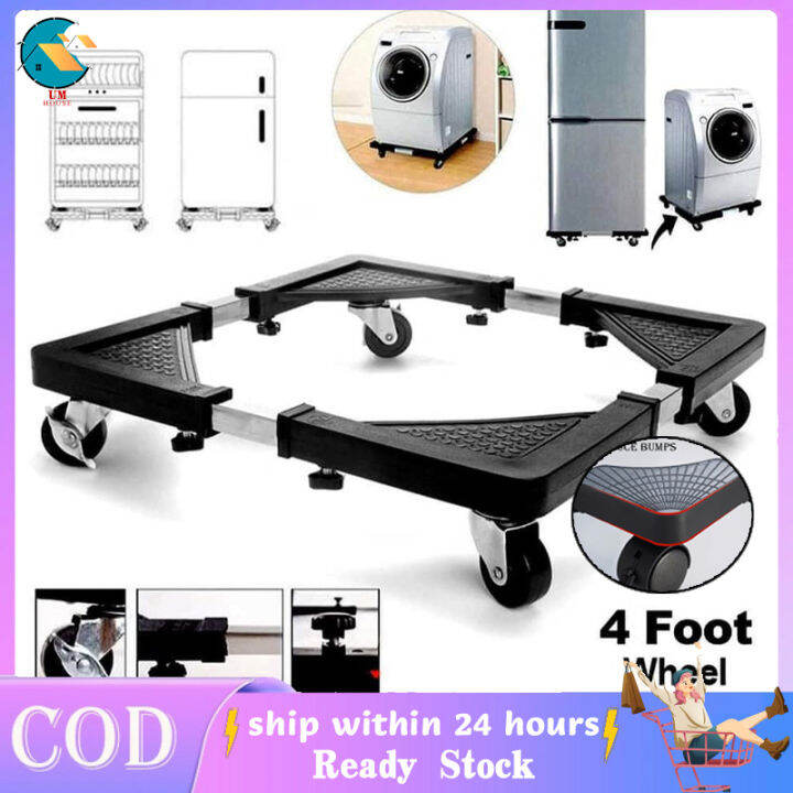 【Ready Stock】Movable Gas Rack Base Stainless steel refrigerator base ...