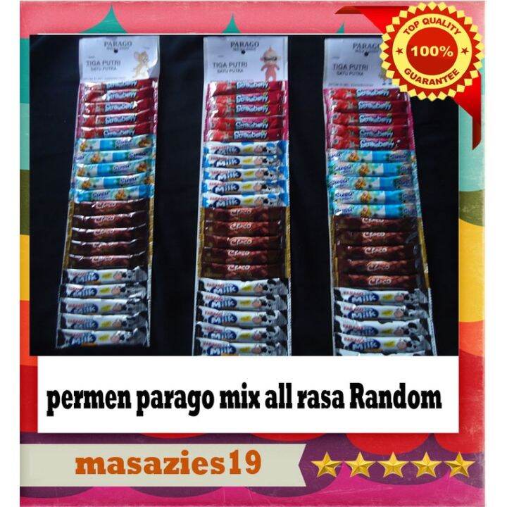 Permen Parago Chewy Milk Candy Mix 4 Rasa dalam 1 lembar | Lazada Indonesia