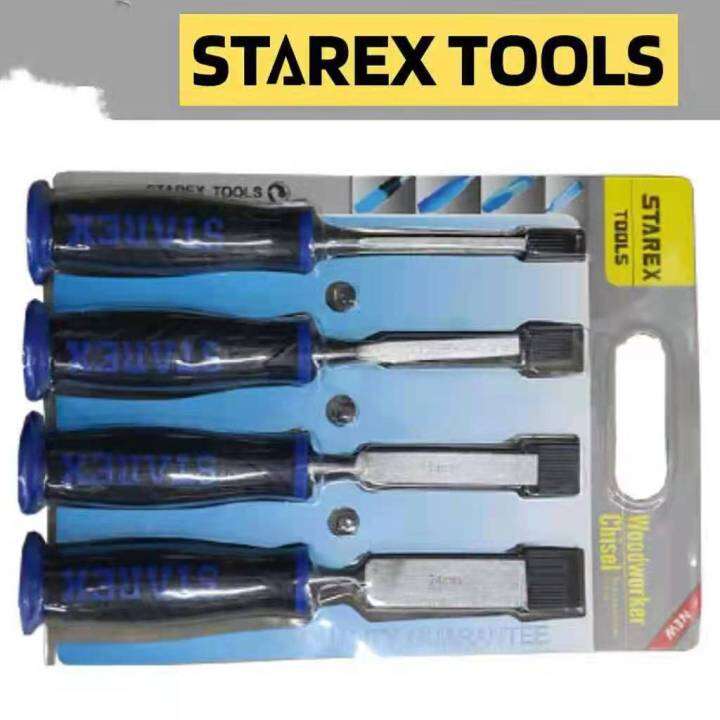 WOOD CHISEL 4 IN 1 SET sizes 10 MM / 12MM / 18MM / 24MM | Lazada PH