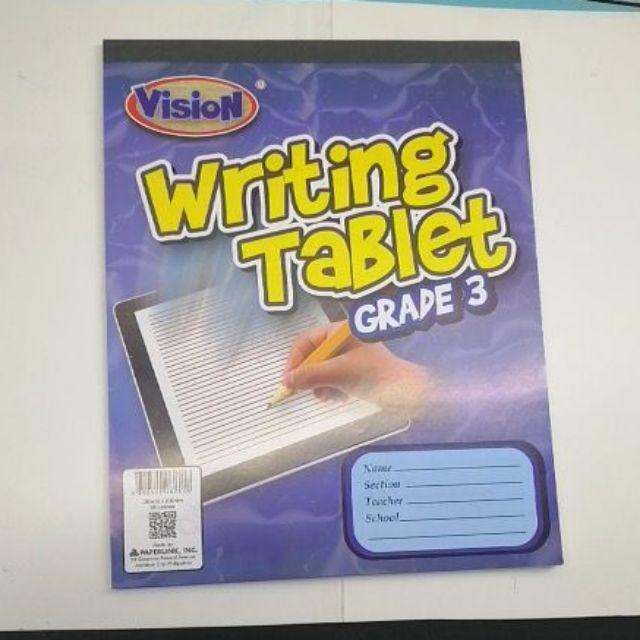 1 booklet WRITING TABLET Vision | Lazada PH