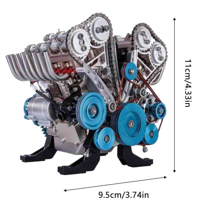 Mayitr 1pc Mini Engine Diy Car Assembly Kit Home Decoration Resin Cars ...