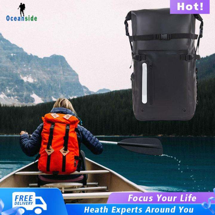 Oceanside Compact Floating Backpack Rucksack Roll Top Closure Heavy ...