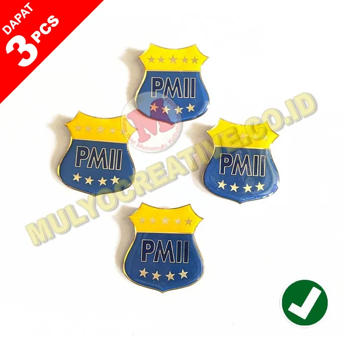 Lencana Pin Logo PMII Pin PMII Bahan Logam Kuningan Murah/3pcs | Lazada ...