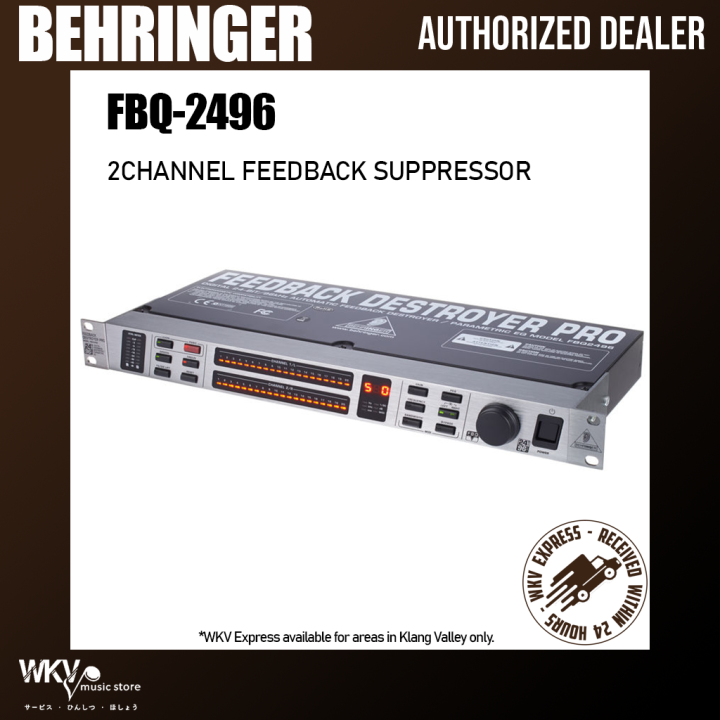 Behringer FBQ-2496 Automatic and Ultra-Fast Feedback Destroyer ...