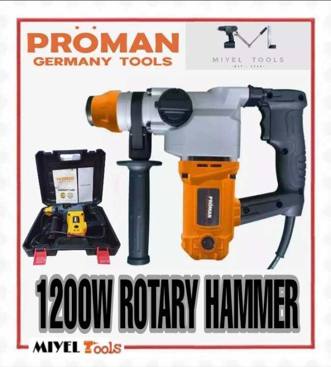 PROMAN ROTARY HAMMER 1200WATTS HT-RH1200 | Lazada PH