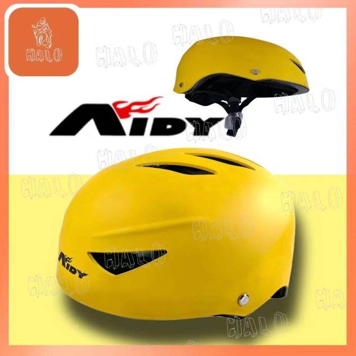 [HALO MOTOR] NUTSHELL HELMET ADJUSTABLE MOTORCYCLE/BIKE DC-223 | Lazada PH