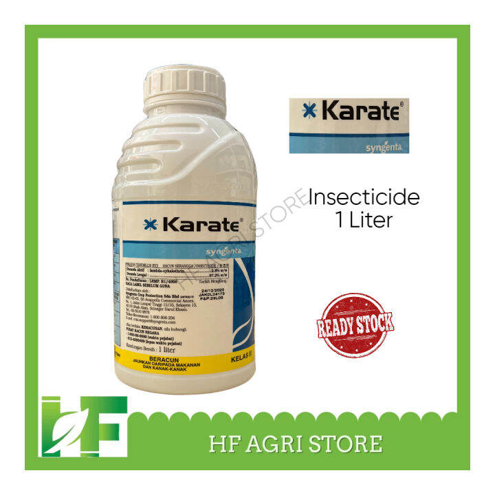 Syngenta® Karate 1 Liter / Insecticide / Racun Serangga / 杀虫剂 / lambda-cyhalithrin 2.8% / | Lazada