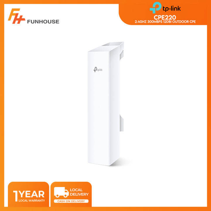 CPE220 TP-Link 2.4GHz 300Mbps 12dBi Outdoor CPE | Lazada PH