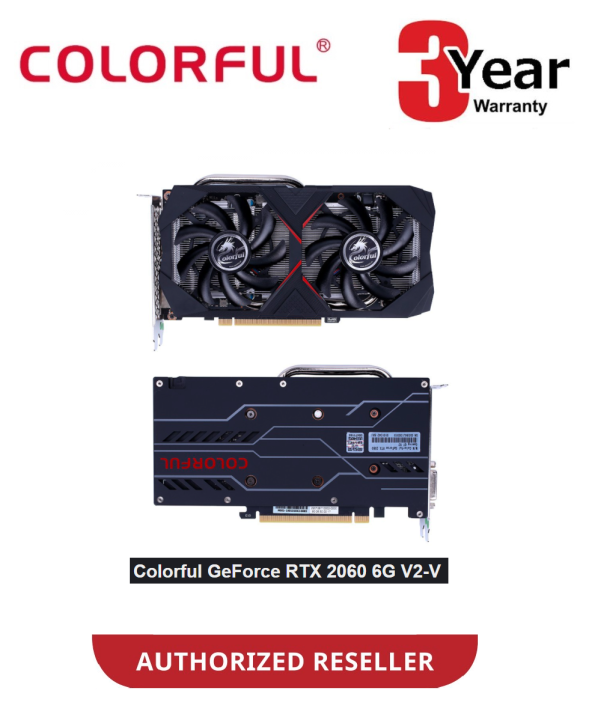 Colorful GeForce RTX 2060 6G V2-V graphic card | Lazada