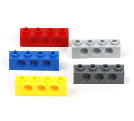 Brick 1 x 4 [3 Holes] Building blocks Model 3701 | Lazada.co.th