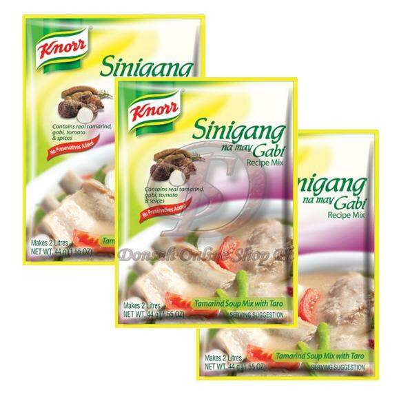 Sinigang na may Gabi Mix 44g 3 packs | Lazada PH