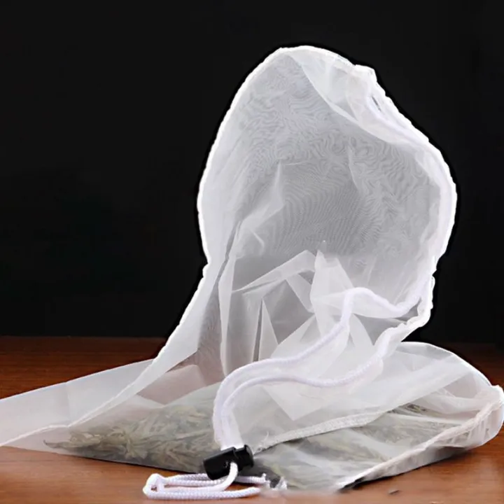 Reusable Tea Coffe Cheese Filter Mesh Cloth Nut Almond Milk Strainer ...