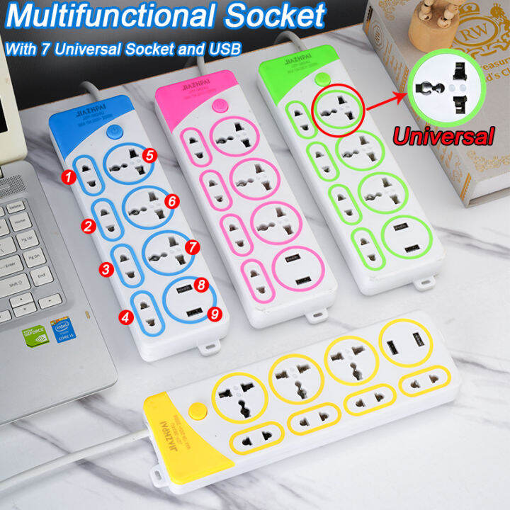 Original Heavy MultiFunction Socket Plug Universal Socket Power Strip ...