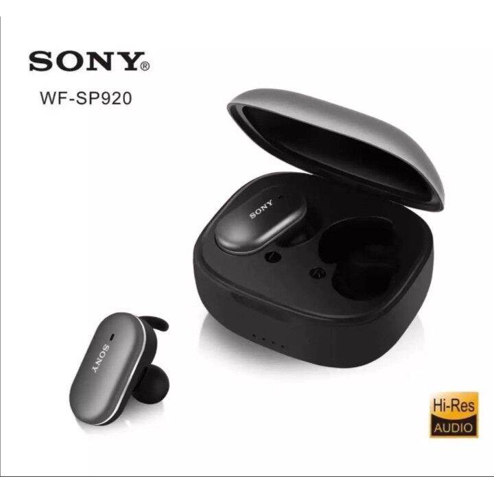 💟สต็อกพร้อม Sony WF-SP920 หูฟังบลูทู ธ ไร้สาย Headphone TWS Headset ...