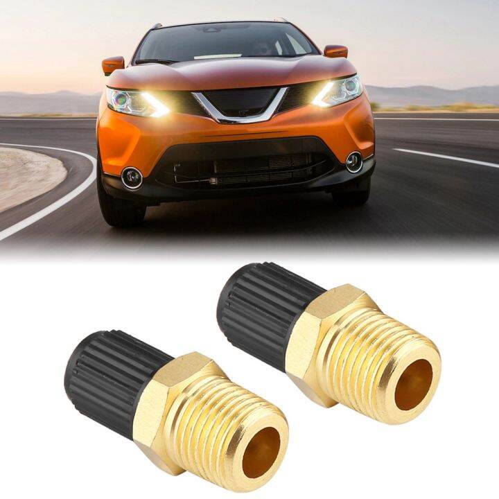 2Pcs 1/8" NPT MPT Brass Air Compressor Tank Fill Valve, Air Compressor ...