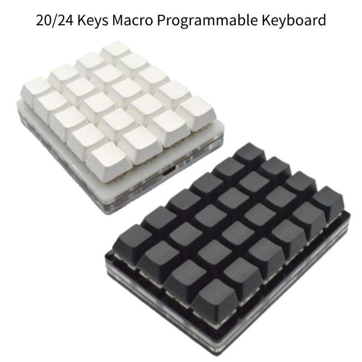 20 24 Keys Macro Custom Shortcut Programmable Keyboard Mini Keypad Osu Gamer Gaming Keyboard For