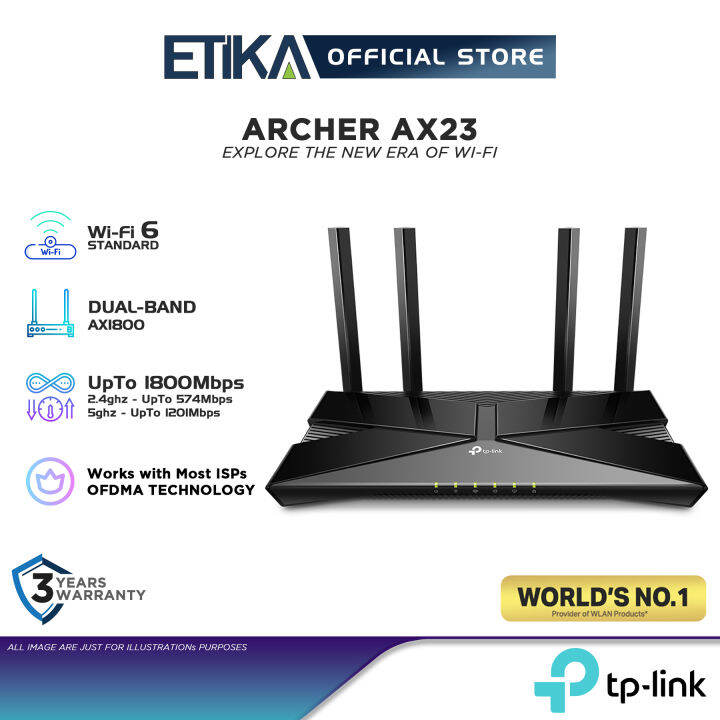 TP-Link Archer AX23 | Archer AX20 | AX1800 Dual-Band Gigabit Wi-Fi 6 ...