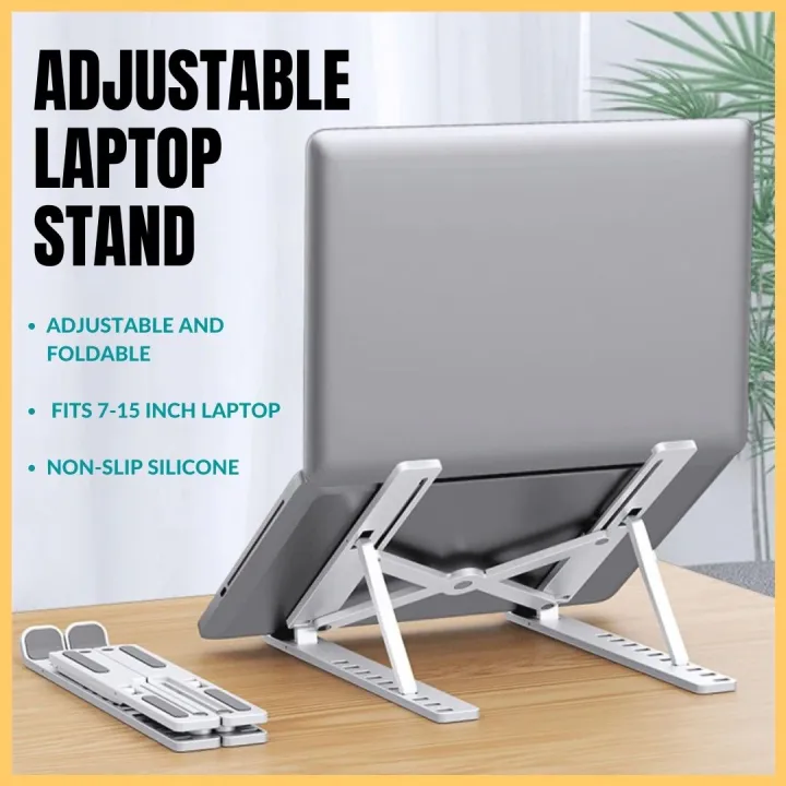 Riley MNL - Laptop Stand Holder Ergonomic Adjustable and Foldable ...