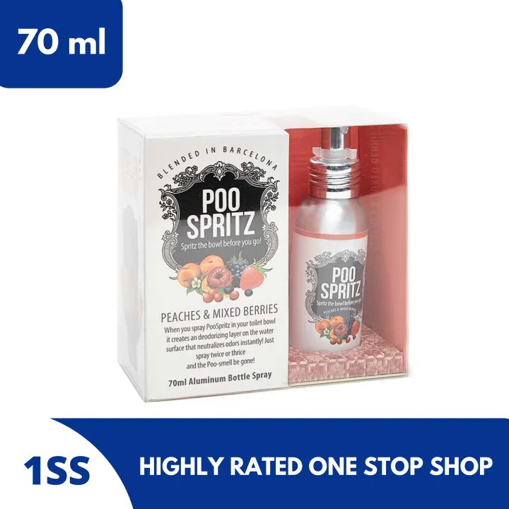 Blended In Barcelona Poo Spritz, Peaches & Mixed Berries, 70ml | Lazada PH
