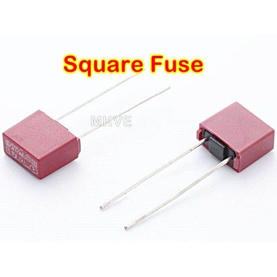 (10ตัว) T5A250V , 5A 250V Square Fuse ฟิวส์เหลี่ยม แบบขาดช้า | Lazada.co.th