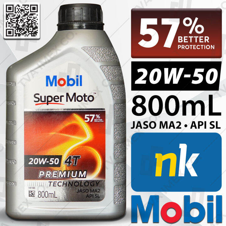 Nhớt Xe Số, nhớt xe cao cấp Mobil Super Moto 20W50 - Nhập Khẩu 100% Singapore, nhớt xe máy, nhớt ...
