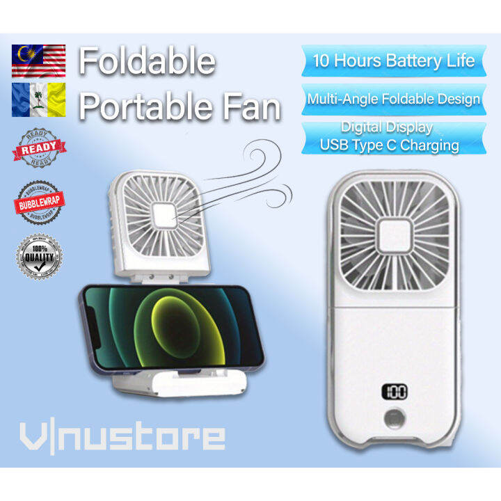 Mini Portable Fan F30 PRO | Neck Hanging and Standing Multiple Usage ...
