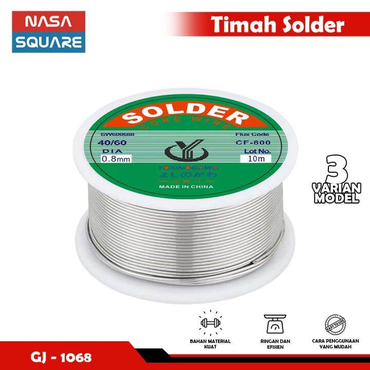 TIMAH Solder / Kawat Solder 5 Meter 10 Meter & 15 Meter Diameter 0,8MM ...