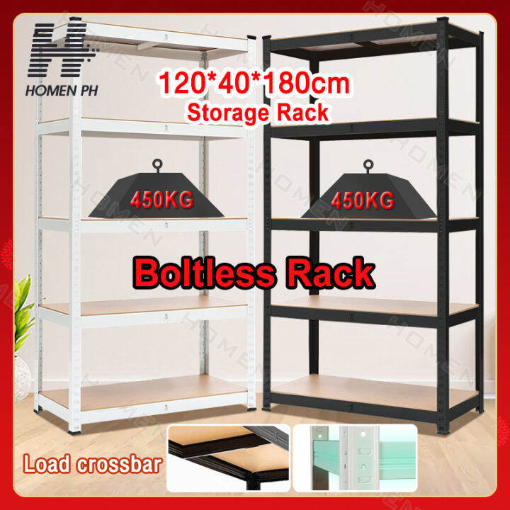 【120*40*180CM】Boltless Rack Steel Rack 5/6 Layer Heavy Duty Shelves Metal Rack Storage Shelf ...