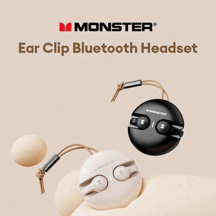 [NEW] Monster XKT21 Clip-on-ear wireless bluetooth headset high ...