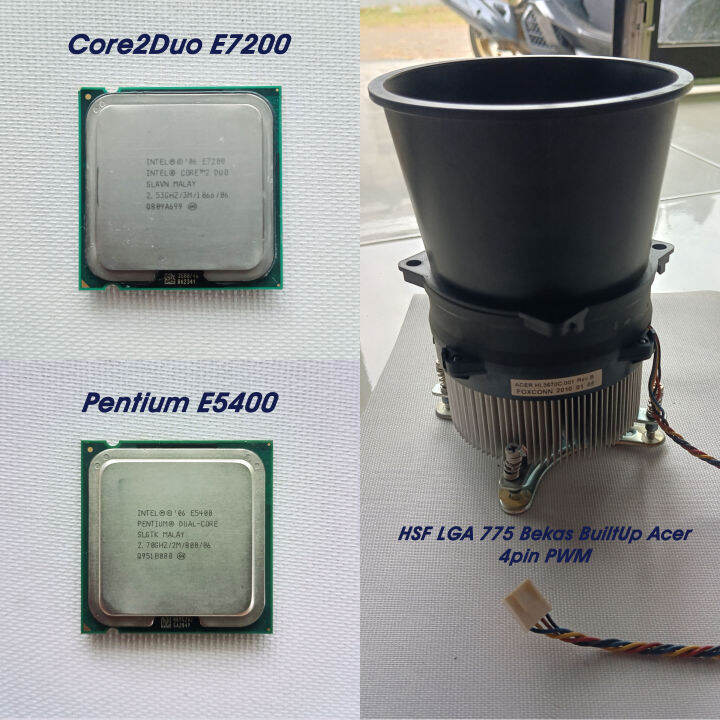 CPU & HSF Intel Socket LGA 775 - Core2Duo E7200 - Pentium Dual Core ...