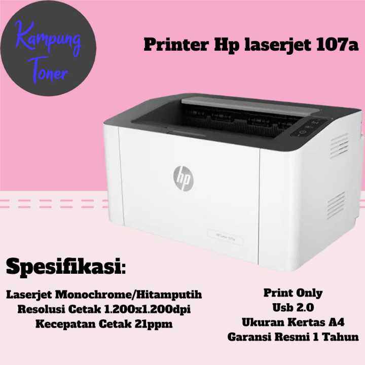 Printer HP Laserjet 107a Mono | Lazada Indonesia