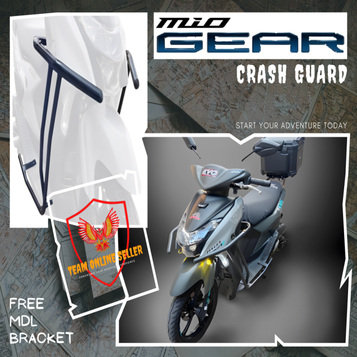 MIO GEAR 125 | 125i - HALF CRASH GUARD | Lazada PH