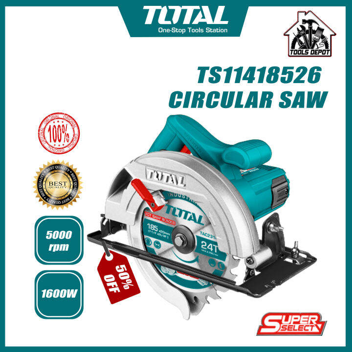 TOTAL CIRCULAR SAW 1400W (SS) | Lazada PH