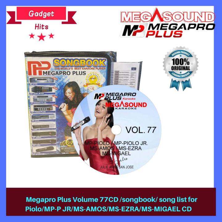 Original Megapro Plus Songbook/Songlist/Volume 77 CD for MP-100 Piolo, MP-100JR, MS-AMOS, MS ...