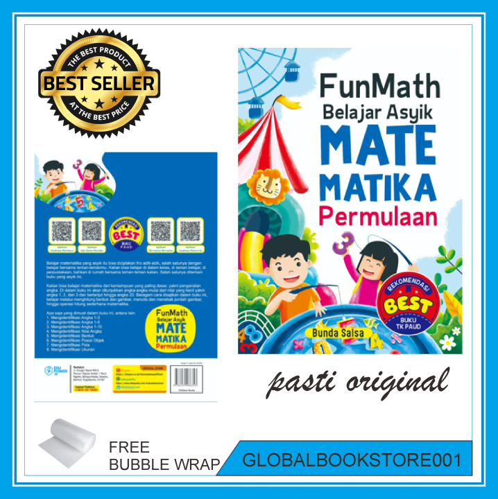 BUKU ANAK PAUD DAN TK : FUNMATH BELAJAR ASYIK MATEMATIKA PERMULAAN | Lazada Indonesia
