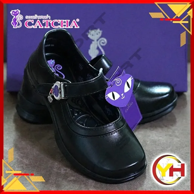 Catcha รองเท้านักเรียน แคทช่า รองเท้านักเรียน หนังดำ รุ่นใหม่ 2022 ...