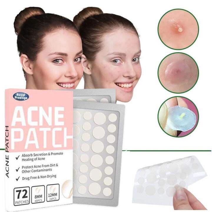 72PCS Waterproof Salicylic Acne Pimple Patch Invisible Acne Repair ...