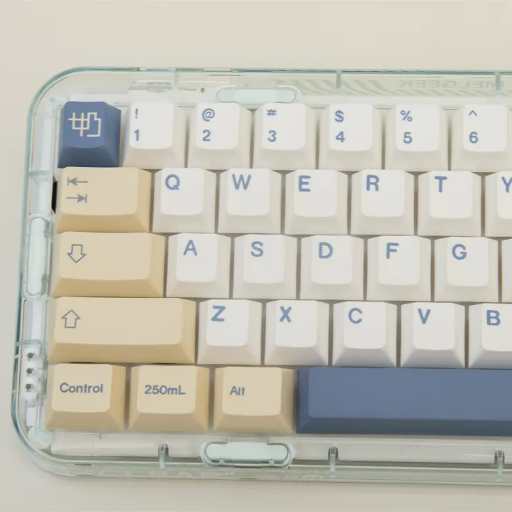 【A Hot】 135 Keys GMK Soy Milk Keycaps PBT Dye Sublimation Cherry ...