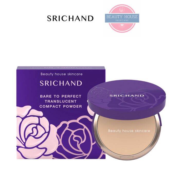 [ถูก&แท้] 💜ศรีจันทร์ แป้งอัดแข็งเซ็ตหน้าเป๊ะ 💜Bare to Perfect ...