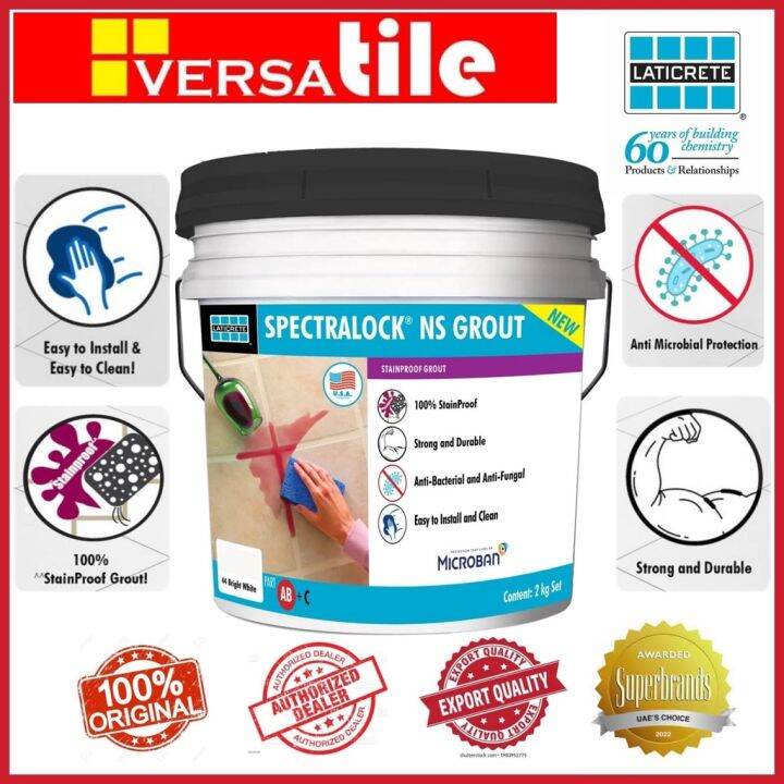 LATICRETE® SPECTRALOCK® NS High Performance Epoxy Grout (2kg)♬ | Lazada PH