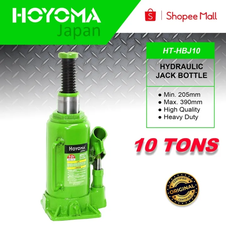 HOYOMA JAPAN 10 Tons Hydraulic Bottle Jack HBJ10 •Hoyoma PH• | Lazada PH
