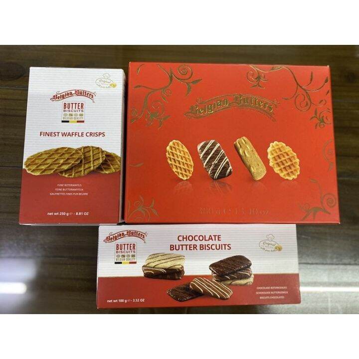 Belgian Butters Finest Waffle Crisps - Butter 250g-425g / Chocolate ...