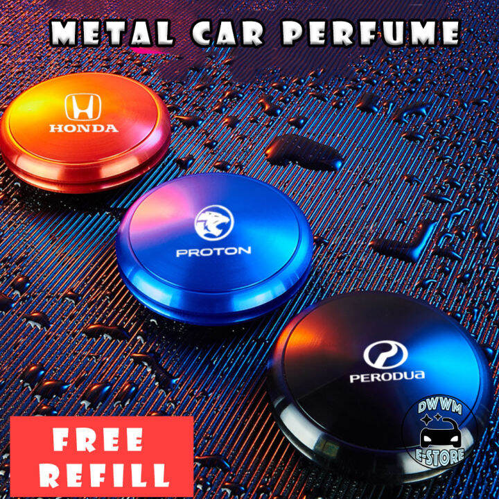 Proton Perodua Metal Car Perfume Air Freshener UFO alcohol Free for ...