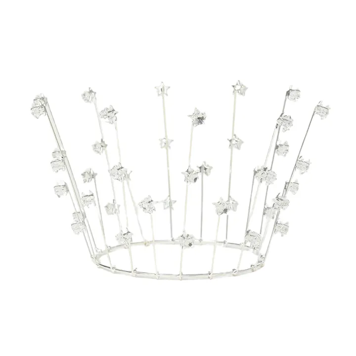 Microgood เค้ก Topper คริสตัล Faux ประณีต Star อัลลอยแต่งลายเค้กมงกุฎวันเกิด | Lazada.co.th