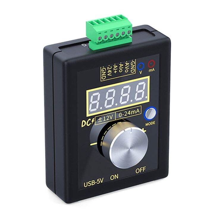 SG-002 Voltage Current Signal Generator 0-10V 0-20MA Digital Simulator ...