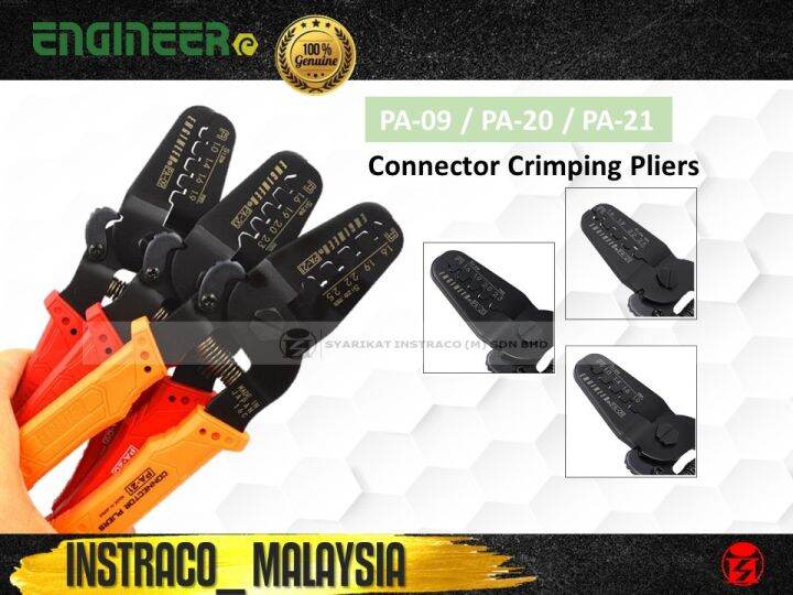 Engineer PA-09 / PA-20 / PA-21 Connector Crimping Pliers (Made in Japan) | Lazada